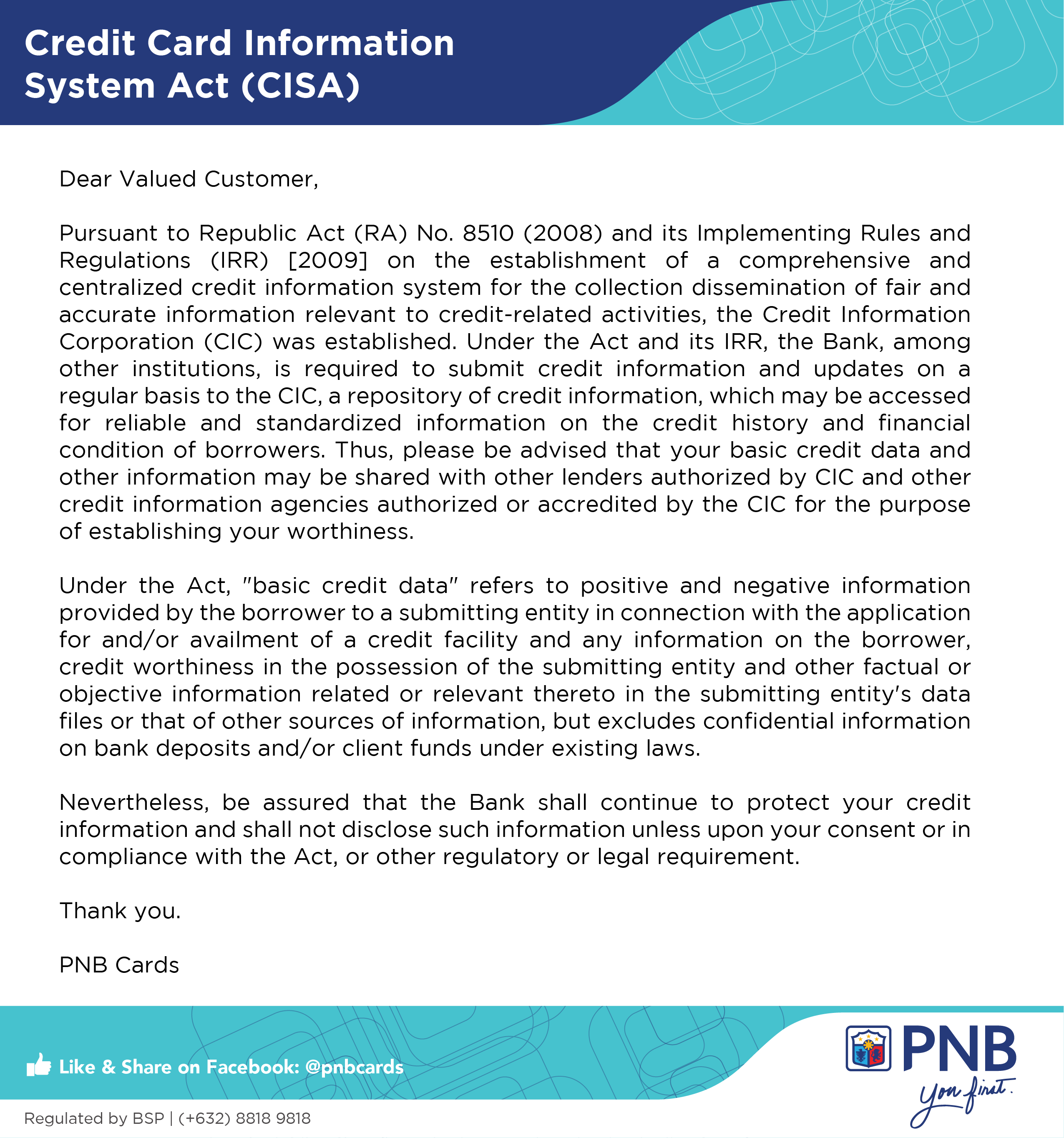 PNB Credit Cards DLSZAA Platinum MasterCard!